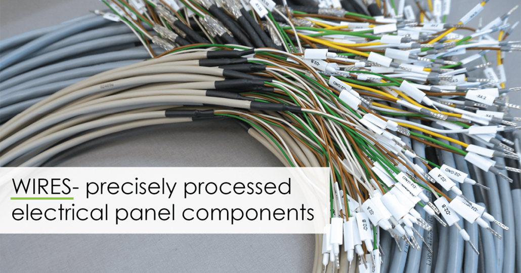 WIRES - precisely processed electrical panel components - AE Partner